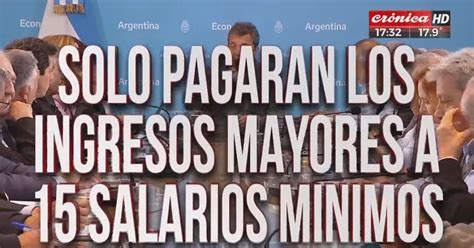 Confirmado El Mínimo No Imponible Del Impuesto A Las Ganancias Pasará