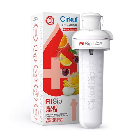 Cirkul Fitsip Island Punch Flavor Cartridge Drink Mix 1 Pack