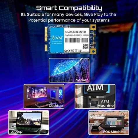 Evm M Sata 512gb 3d Tlc Nand Flash Internal Ssd 520mbs Read 500mbs At ₹ 2900piece Hp