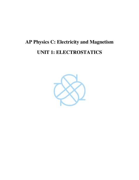 Electrostatics Notes Good Study Notes Physics Docsity
