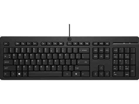 HP Wired Desktop 125 USB Keyboard 266C99A Crox Development