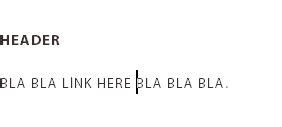 Html Giving Link To A Word Inside Tag Stack Overflow