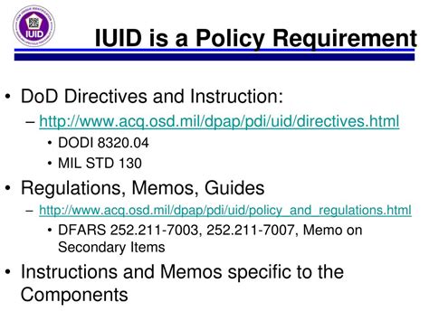 Ppt Iuid Registry Overview Powerpoint Presentation Free Download