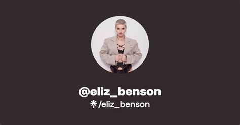 Elizbenson Twitter Instagram Linktree