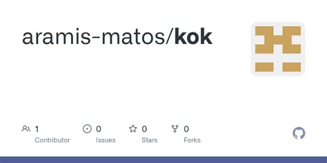 Github Aramis Matos Kok
