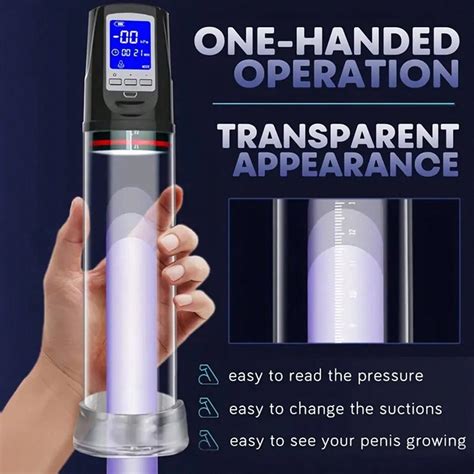 1個 電動バキューム式ペニスポンプ 男性用 性玩具 ペニス拡張機 4つの吸引モード Led表示 強力な吸引力 充電式 大人のおもちゃ 勃起訓練