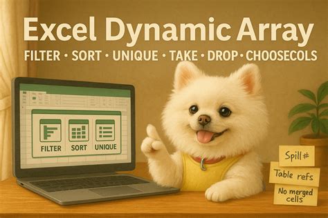 Excel Dynamic Arrays — Isang Kumpletong Gabay Sa Filter Sort Unique Take Drop Choosecols