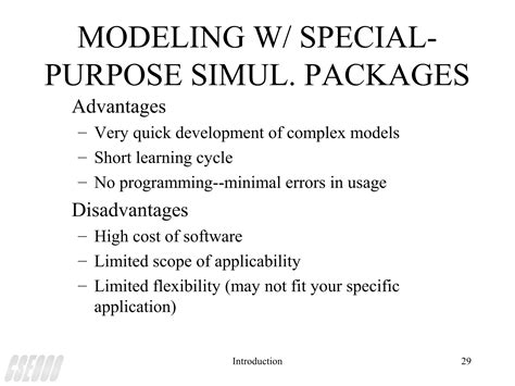 Simulation Powerpoint Lecture Notes Ppt