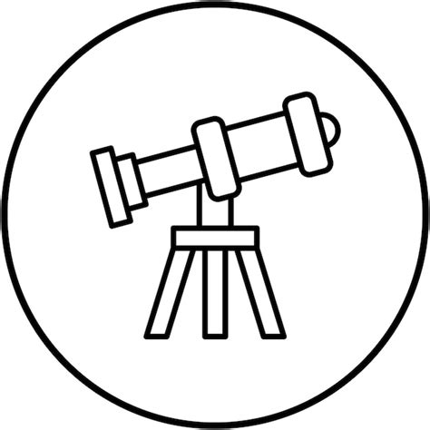 Premium Vector Telescope Vector Icon Can Be Used For Space Technology