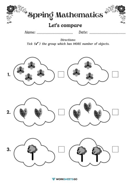 Comparing Group Of Objects Worksheets WorksheetsGO