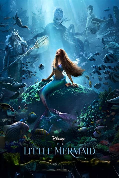 The Little Mermaid 2023 Ariel Prince Eric Ursula King Triton