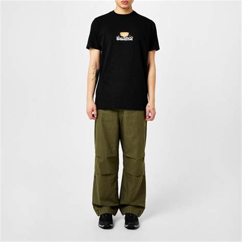 Maharishi Abundance Dragon Circle T Shirt Men Black Flannels