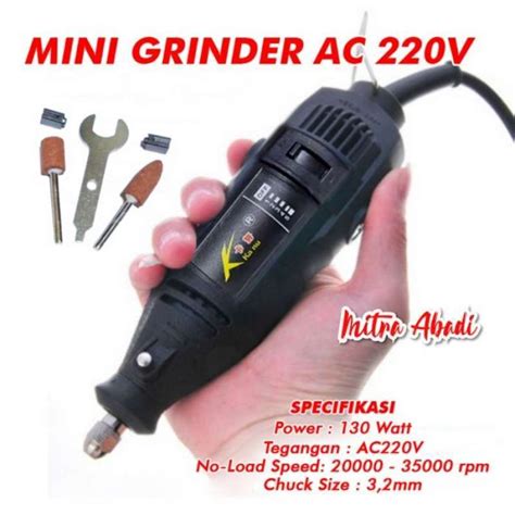 Promo Alat Mini Grinder Engraving Drill Gerinda Ukir Grinding Ac 220v