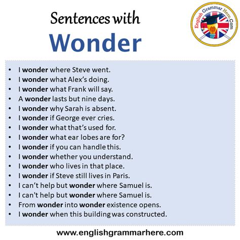 Learn Vocabulary How To Use Wonder Wonder If Happy 49 Off
