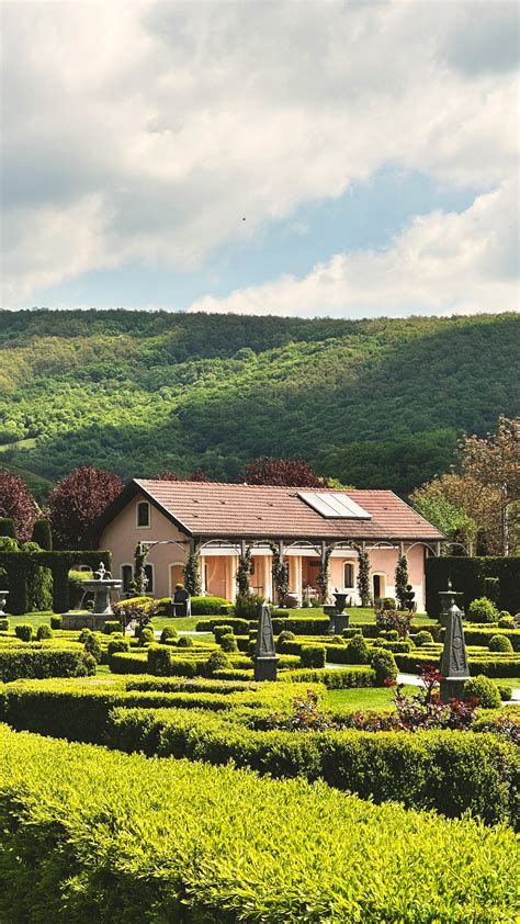 건축 유산 경치 경치 좋은 전망 경치가 좋은 고대 요새 고딕 양식의 건축물 고요한 그림 같은 꽃 덤불 꽃이 피는 나무 녹색 풍경 녹지 농촌 생활