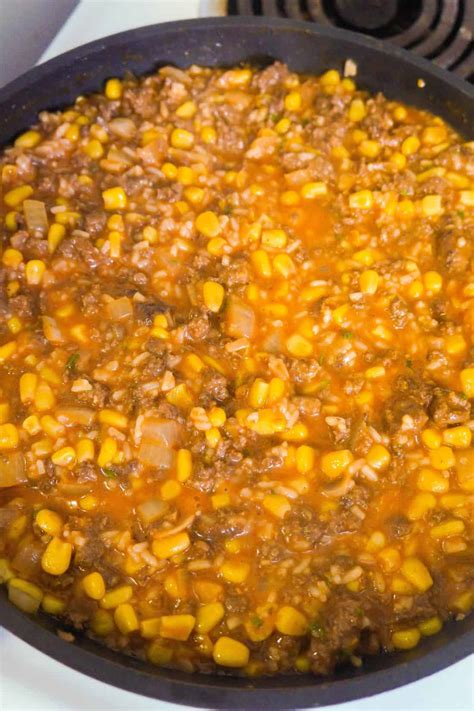 Cheesy Tomato Ground Beef And Rice This Is Not Diet Food