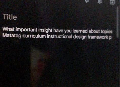 Title What Important Insight Have You Learned StudyX