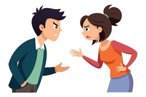 Argument Man Woman Vectors And Illustrations For Free Download