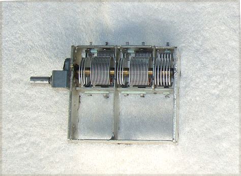 5 Gang Geared Variable Capacitor For Tuned Circuits Used Tested