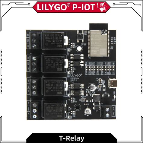 Lilygo Ttgo T Relay Esp32 Dc 5v 4 Groups Relay Hrs4h S Dc5v 4mb Flash