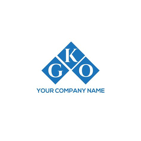 Gko Creative Initials Letter Logo Concept Gko Letter Designgko Letter