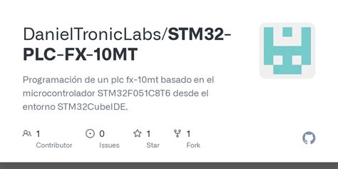Github Danieltroniclabsstm32 Plc Fx 10mt Programación De Un Plc Fx