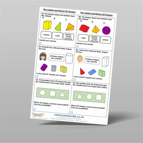Recognise And Name D Shapes Reasoning And Problem Solving Resource Classroom Secrets