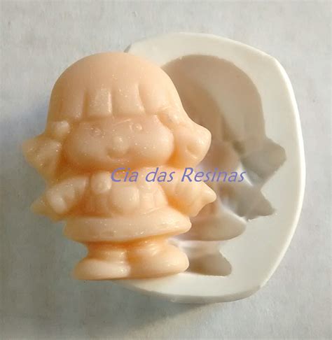 Molde Forma De Silicone De Boneca Fofinha Elo7