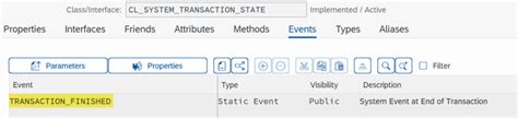 Commit Work And System Events Sapcodes