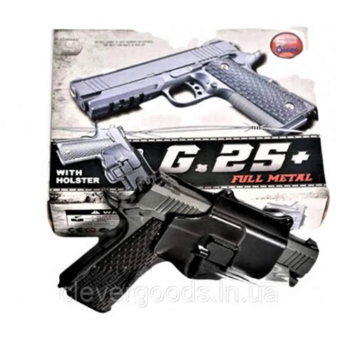 Игрушечный Пистолет Детский на Пульках "Colt 1911 Rail" Galaxy G25 ...
