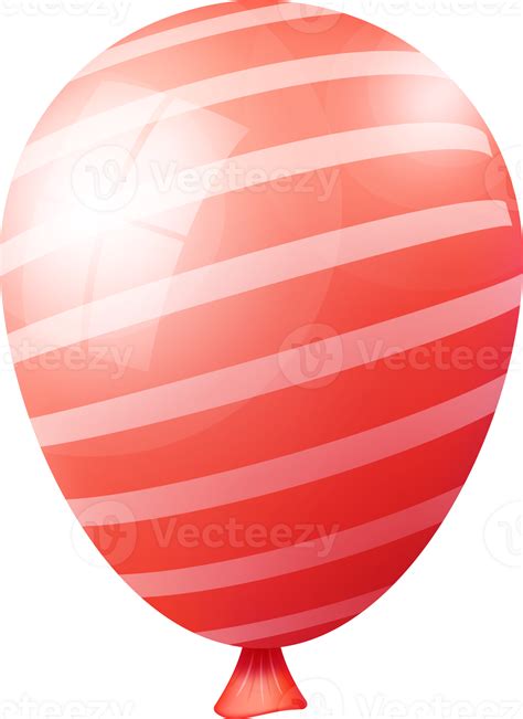 Realistic Red Balloons For Party Event Design Png