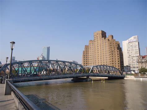 外白渡桥正面外白渡桥剪影大山谷图库