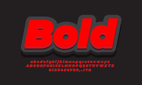 Red Sketch Text Effect Or Font Style Design Vector Image