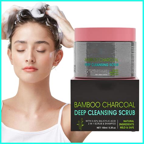 Hair Growth Scrub Deep Cleansing Scalp Scrub Hair Care Natural Hair