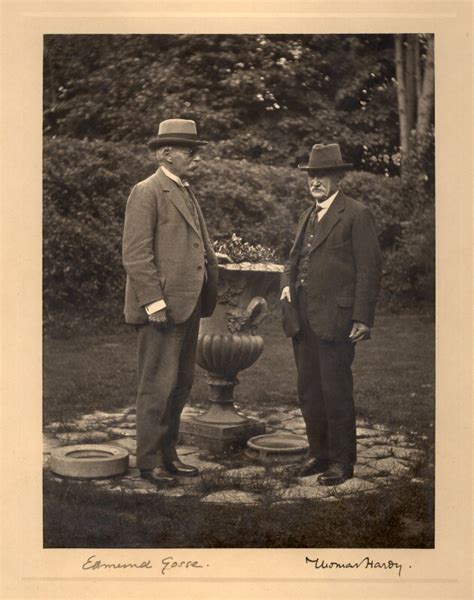 Npg X17364 Sir Edmund William Gosse Thomas Hardy Portrait