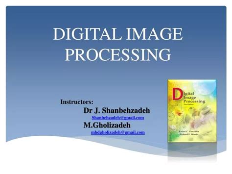 PPT DIGITAL IMAGE PROCESSING PowerPoint Presentation Free Download ID 2416931