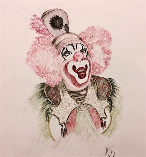 Clown Drawing By Aida Novosel Savic Saatchi Art