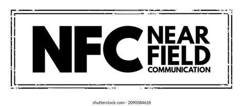 Nfc Nearfield Communication Set Communication Protocols Stock