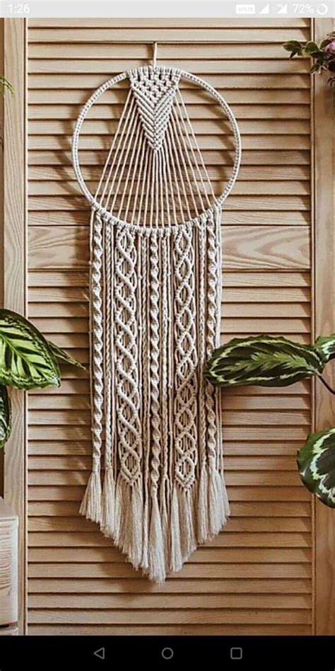 Macrame Dreamcatcher Pattern Pdf Macrame Wall Hanging Diy Macrame Dream