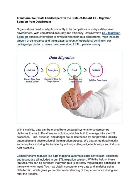 Ppt Transform Your Data Landscape With The State Of The Art Etl