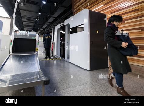 View Of A Passenger Security Check Device Based On Passive Terahertz Thz Imaging Technology