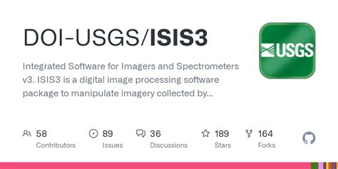 Github Doi Usgs Isis3 Integrated Software For Imagers And