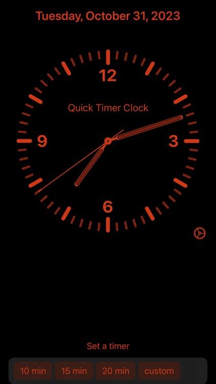 Quick Timer Clock By Ray Wojciechowski