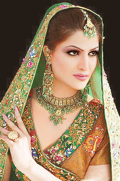 Asian Girls Bride In Multi Color Lehnga 2011 Fashion In Pakistan Girls