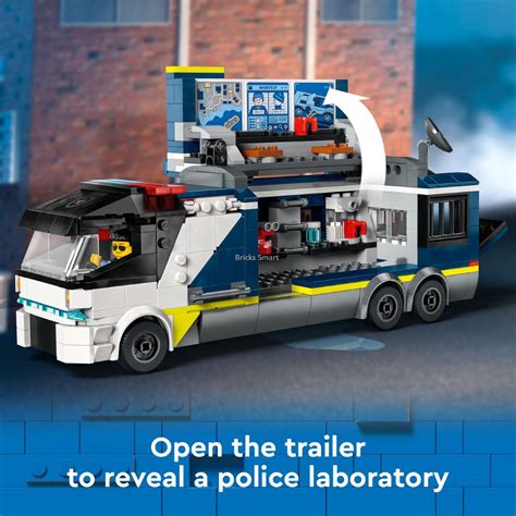Lego City Police Mobile Crime Lab Truck Building Toy Set