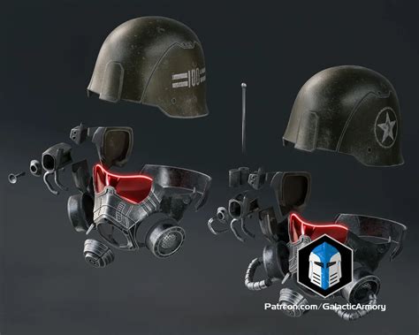 Fallout Ncr Ranger Advanced And Elite Helmets 3d Print Files 3d