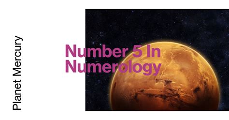 Number 5 In Numerology Planet Mercury Hiddennumerology