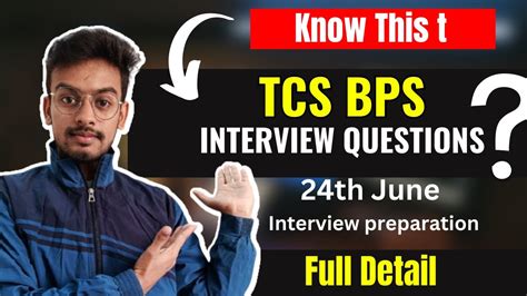 Tcs Bps Interview Preparation Questions Recruitment Process