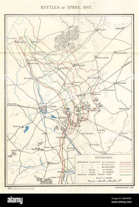 Ww Ypres Battle Map