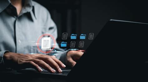 Premium Photo Document Management System Dms Concept Businessman